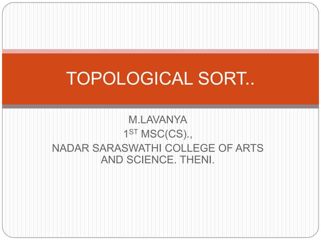 Depth first search [dfs] | PPTX