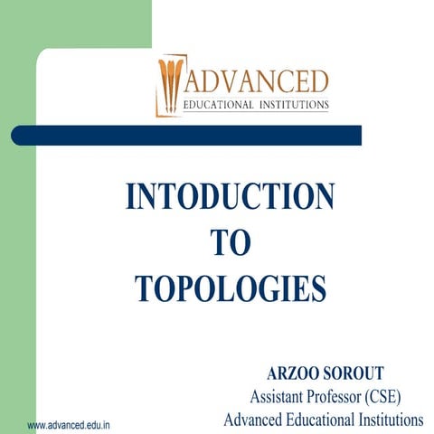 Topologies | PPT