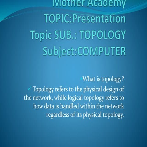 Topology | PPT