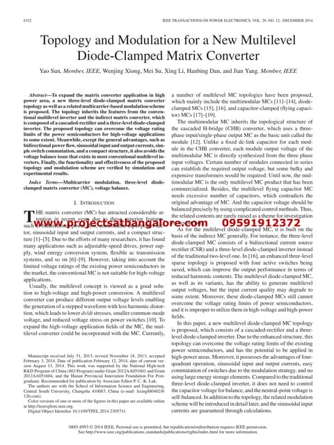 High Efficiency Single Input Multiple Output Dcdc Converter Pdf 9287
