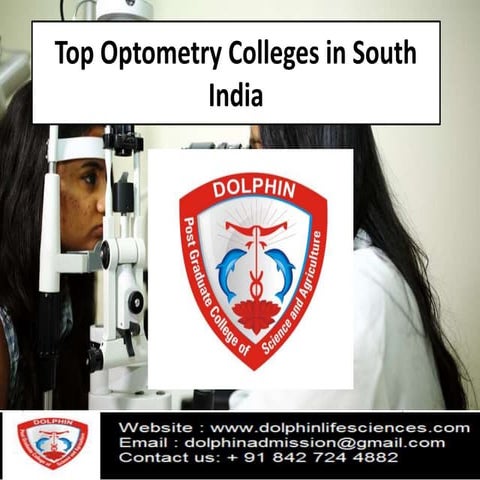 Top Optometry Colleges in South India | PPTX | Eye and Vision ...