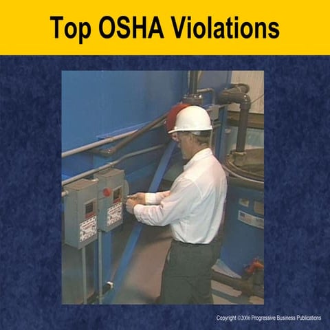 Top Osha Violations | PPT