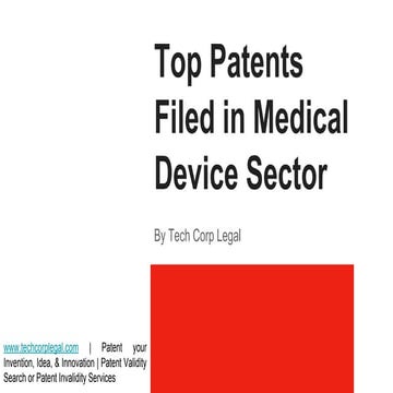 Best Patenting Strategies for Medical based Technologies | Patent ...