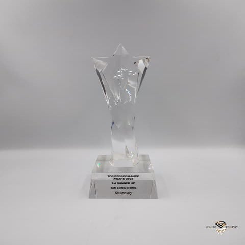 Top Performance Star Crystal Trophy at Clazz Trophy Malaysia | #1 ...