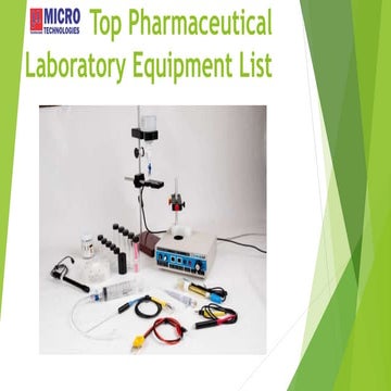 Top Pharmaceutical Laboratory Equipment List.pptx