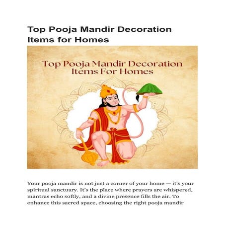 Top Pooja Mandir Decoration Items for Homes.pdf