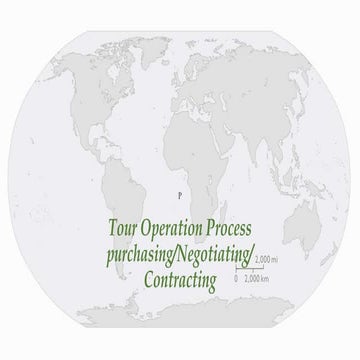 Tour operators' contracts | PPTX