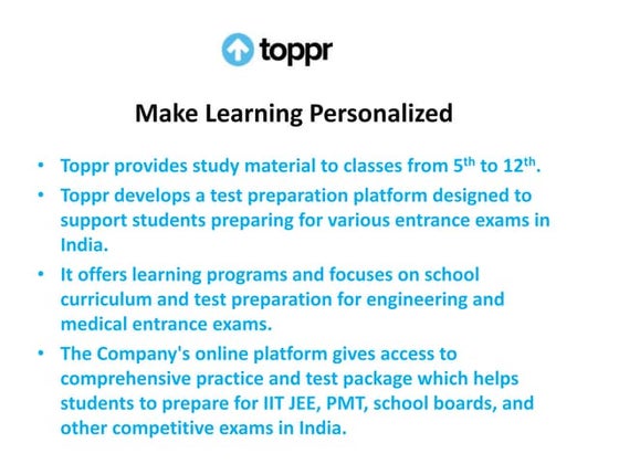 Pitch deck WhiteHat Junior (byjus business model) | PPT