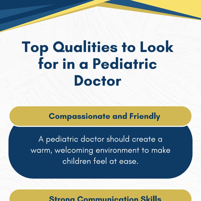 Top Qualities to Look for in a Pediatric Doctor | PDF