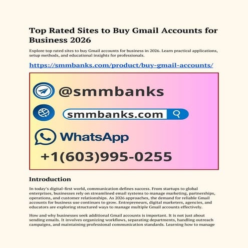 Top Rated Sites to Buy Gmail Accounts for Business 2026.docx