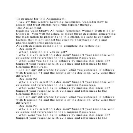 To prepare for this Assignment· Review this week’s Learning Res.docx