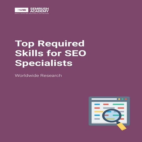 Top Required Skills For Seo Specialists Pdf Free Download 