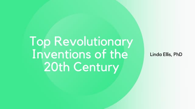 Inventions that changed the world | PPT