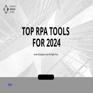 Top RPA Tools to Watch in 2024: Transforming Automation | PPTX