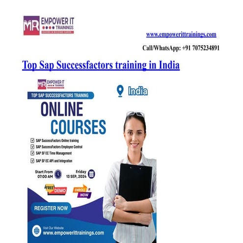 Best Sap Successfactors training in India | PPTX