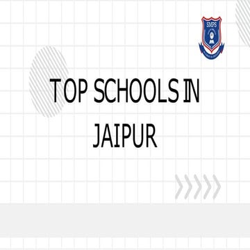 Top Schools in Jaipur | PPTX