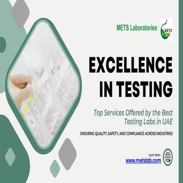 Top Services offered by Best Testing Labs in the UAE.pdf
