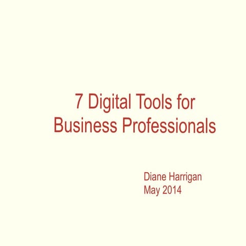 Top seven digital tools | PDF