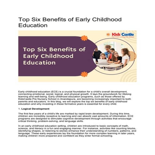Top Six Benefits of Early Childhood Education.docx
