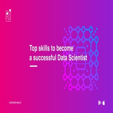 Top Skills To Become Successful Data Scientist | PPT
