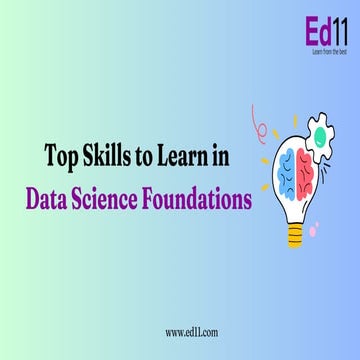 Top Skills to Learn in Data Science Foundations.pdf