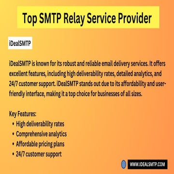 Top SMTP Relay Service Providers (IDEALSMTP.COM).pdf