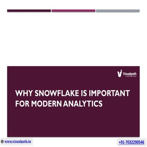 Top Snowflake Data Engineer | Snowflake Data Engineering Training | PPTX