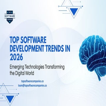 Top Technologies used bt Software development companies | PDF