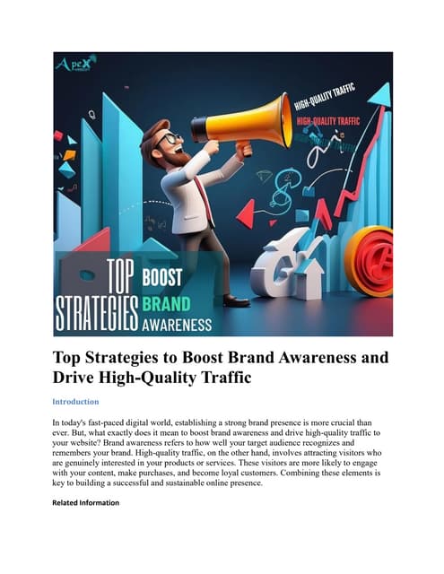 An Overview of Brand Visibility Strategies | PPT
