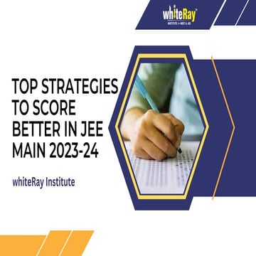 Expert JEE Coaching in Chandigarh - whiteRay Institute | PPT