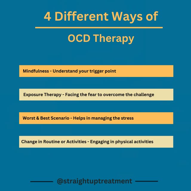 4 Different Ways of OCD Therapy - Straight Up Treatment | PDF