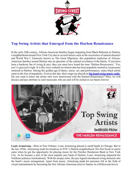Harlem Renaissance Power Point | PPT