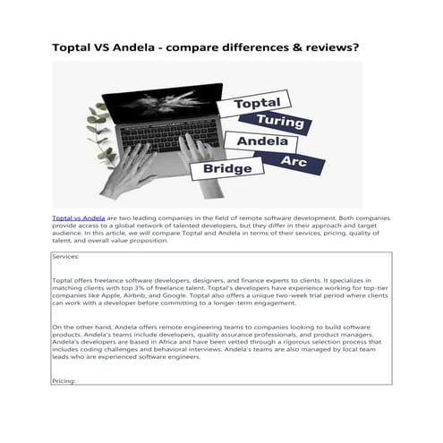toptal vs andela.pdf