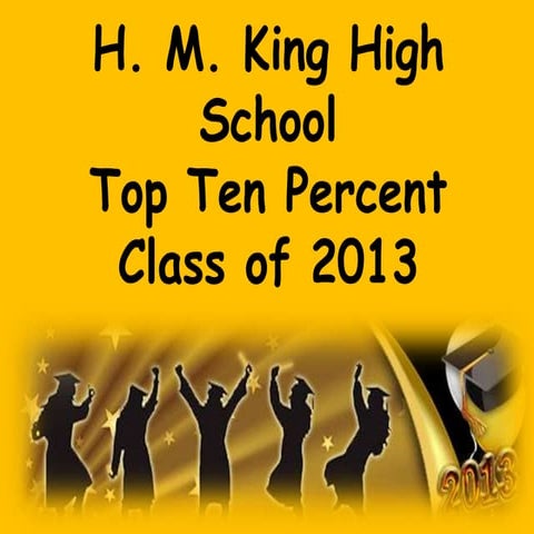 Top Ten Percent Seniors | PPTX