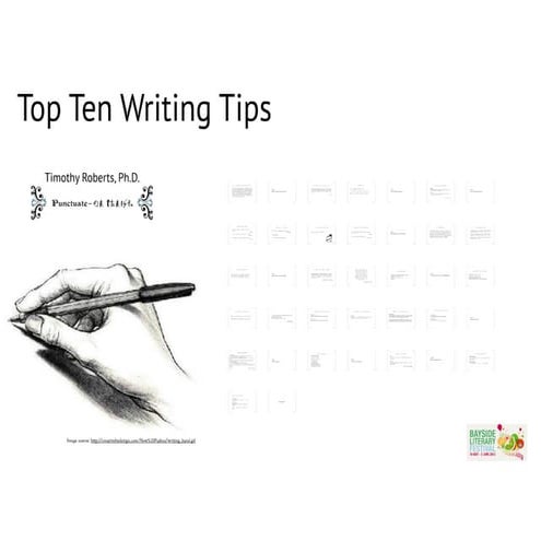 Top Ten Writing Tips by Timothy Roberts | PDF