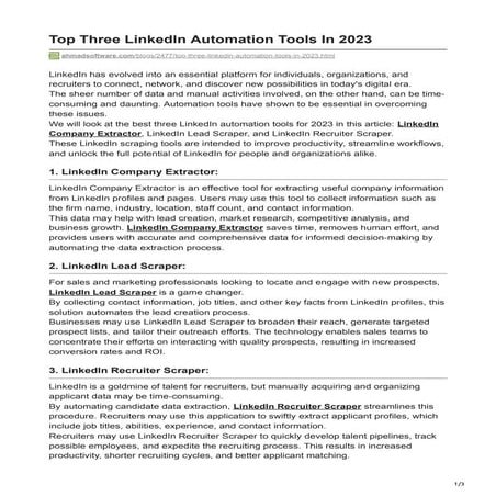 Understanding LinkedIn Data Mining Tools Features And Benefits.pdf