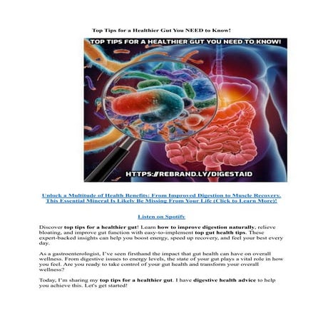 Top Tips for a Healthier Gut You NEED to Know .pdf