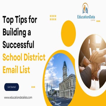 Top Tips for Building a Successful School District Email List | PDF