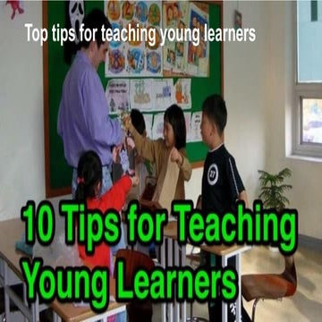 Top tips for teaching young learners.pdf | Educational Video Games ...