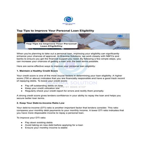 Top Tips to Improve Your Personal Loan Eligibility (1).pdf