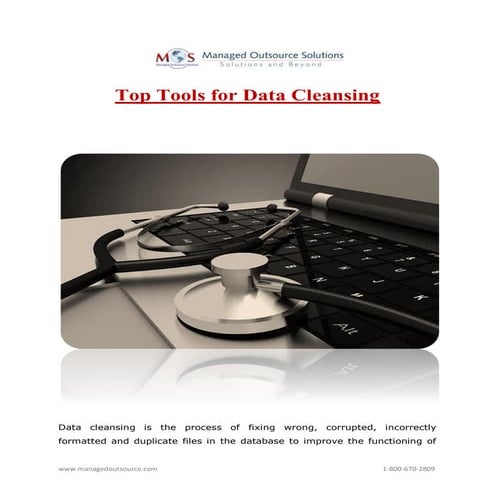 Top Tools for Data Cleansing | PDF | Databases | Computer Software and Applications