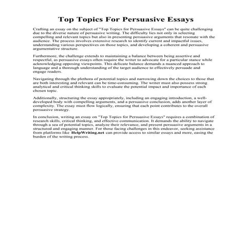Top Topics For Persuasive Essays.pdf