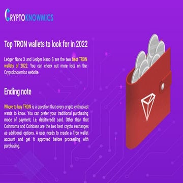 Top TRON wallets to look for in 2022.pdf