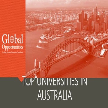 Top Universities in Australia: A Guide to World-Class Education | PPTX