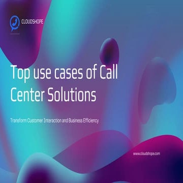 Top use case of Call center.pdf