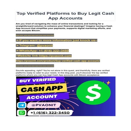 Top Verified Platforms to Buy Legit Cash App Accounts.pdf