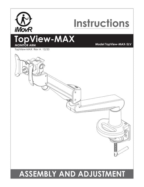 ZipView Single Monitor Arm - Assembly | PDF | Computer Peripherals | Computing