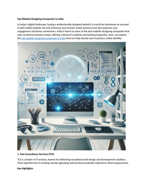 India's New Wave in UI/UX Design and Web Development | PDF | Internet | Computing