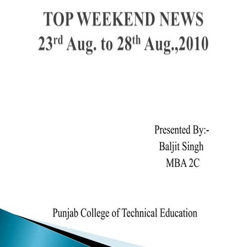 News ppt | PPTX