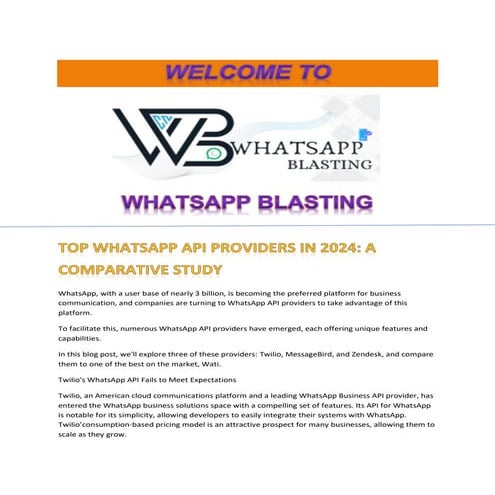 Top WhatsApp API Providers in 2024 A Comparative Study.pdf
